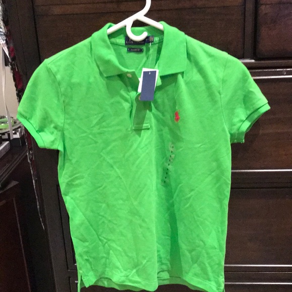 Ralph Lauren | Tops | Ralph Lauren Lime Green Short Sleeve Polo | Poshmark
